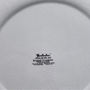 Vintage | Dining | 97s Beefeater Bull Steak Plate English Ironstone ...